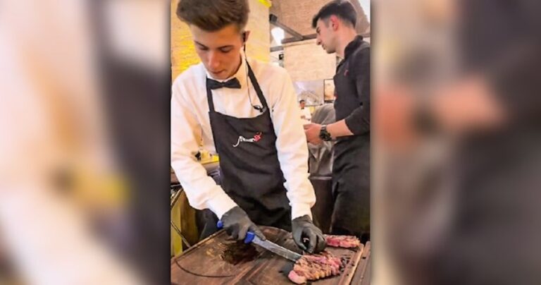 SKANDALOZNI VIDEO Salt Baeovu konobaru biftek pred gostima pao na pod ...