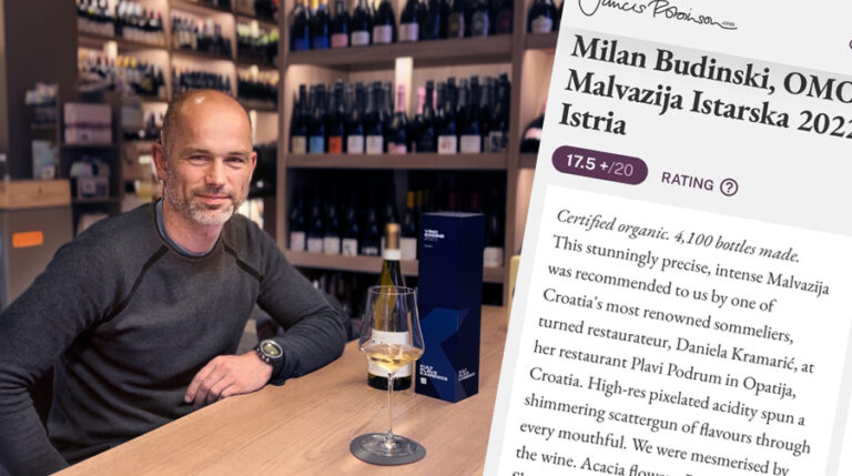 Web portal velike Jancis Robinson objavio je panegirik malvaziji Omo ...